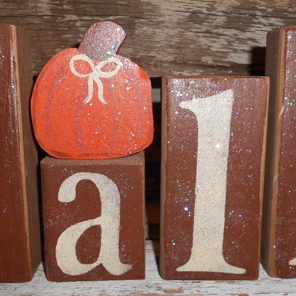 Wooden Fall Blocks - Etsy