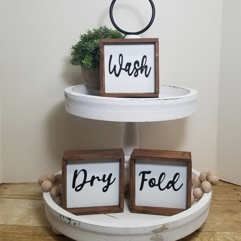 Wash and Dry Sign - Etsy