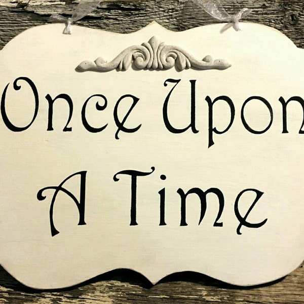 Once Upon a Time Sign - Etsy