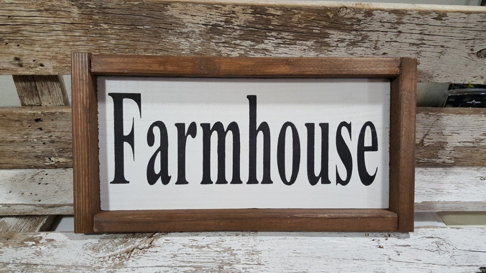 Farmhouse Framed Wood Sign. Farmhouse Wood Sign. Kitchen Sign. - Etsy