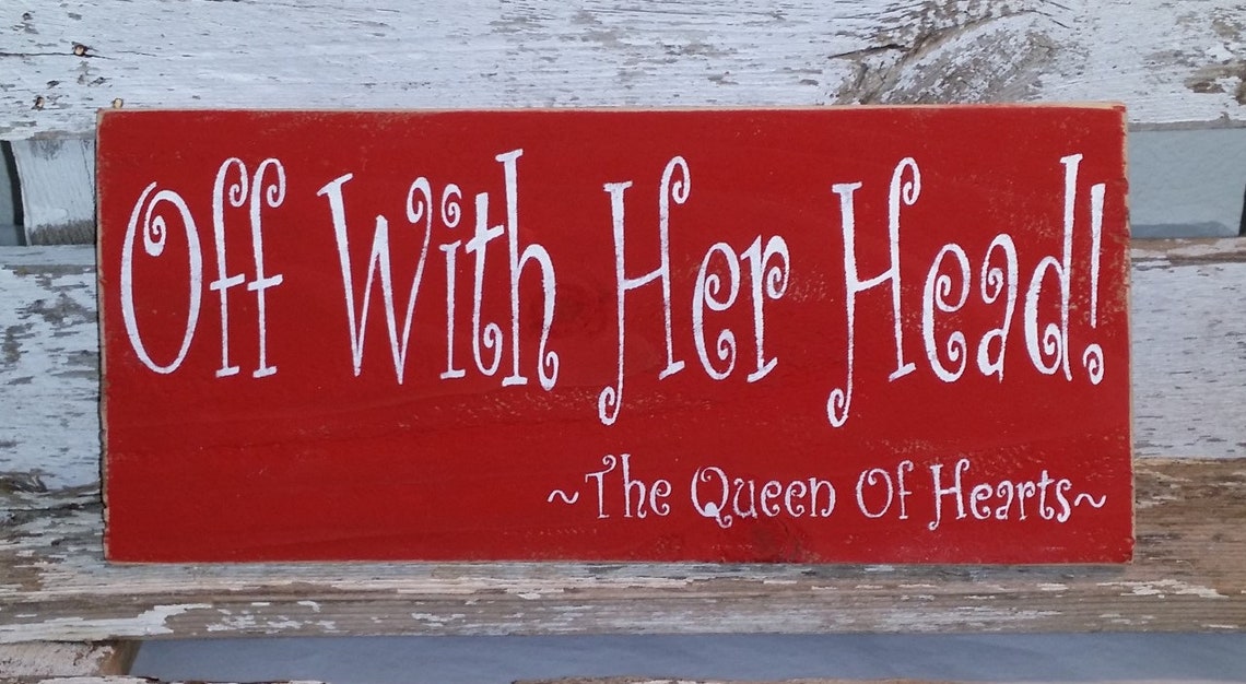 Primitive Sign off With Her Head White Wood Fence Board - Etsy