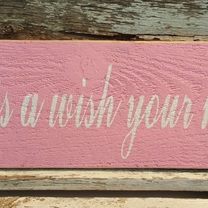 A Dream is A Wish Your Heart Makes | Primitive Wood Fence Board Sign ...