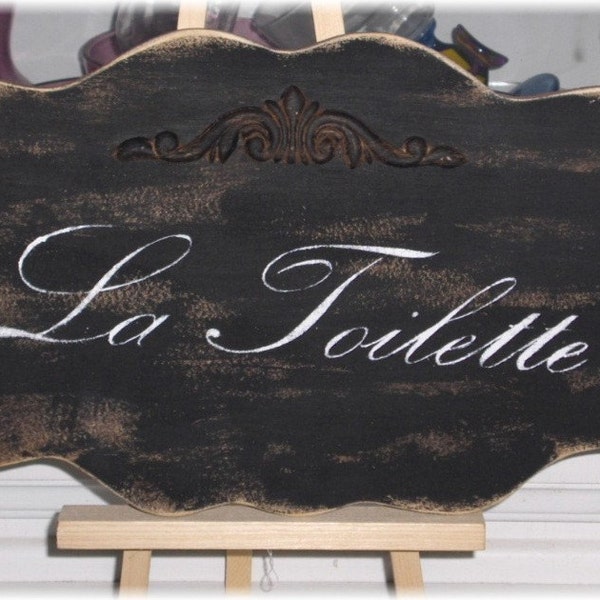 French Toilette Sign - Etsy