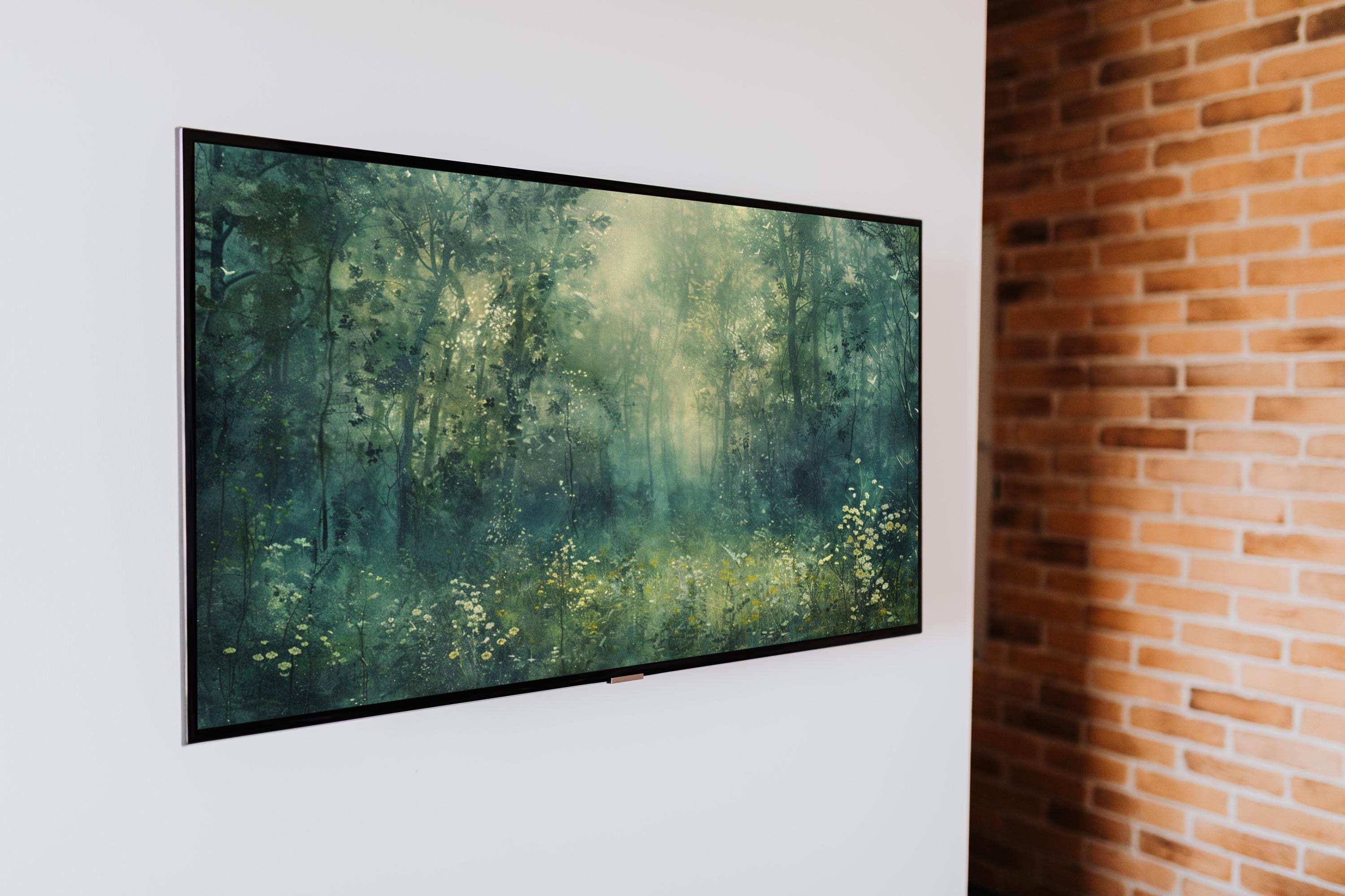 4K Tv Frame Art Mystic Forest – Digital Oil Painting for TV Frame Art ...