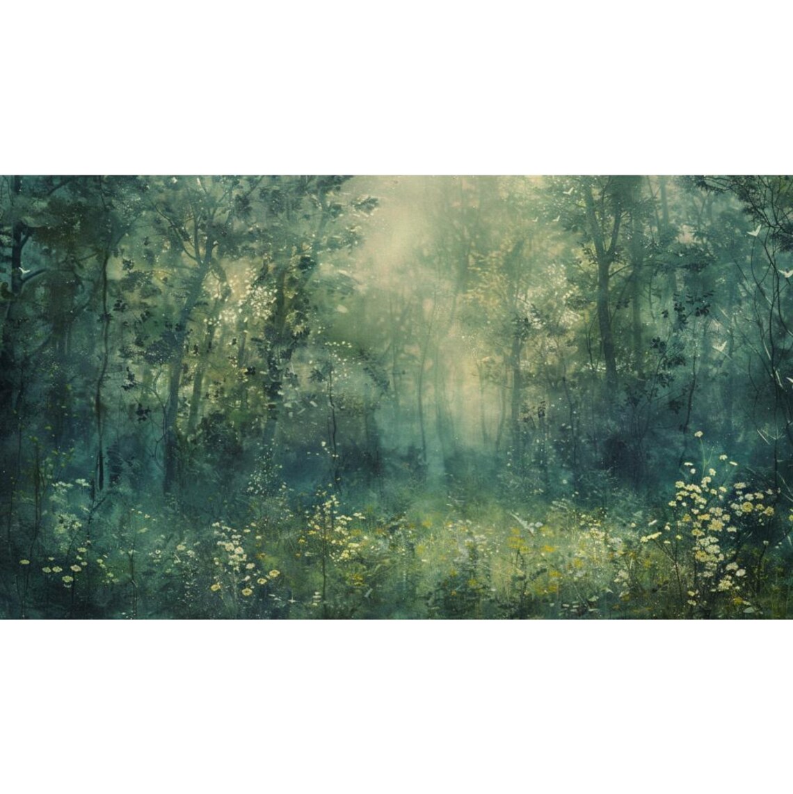 4K Tv Frame Art Mystic Forest – Digital Oil Painting for TV Frame Art ...
