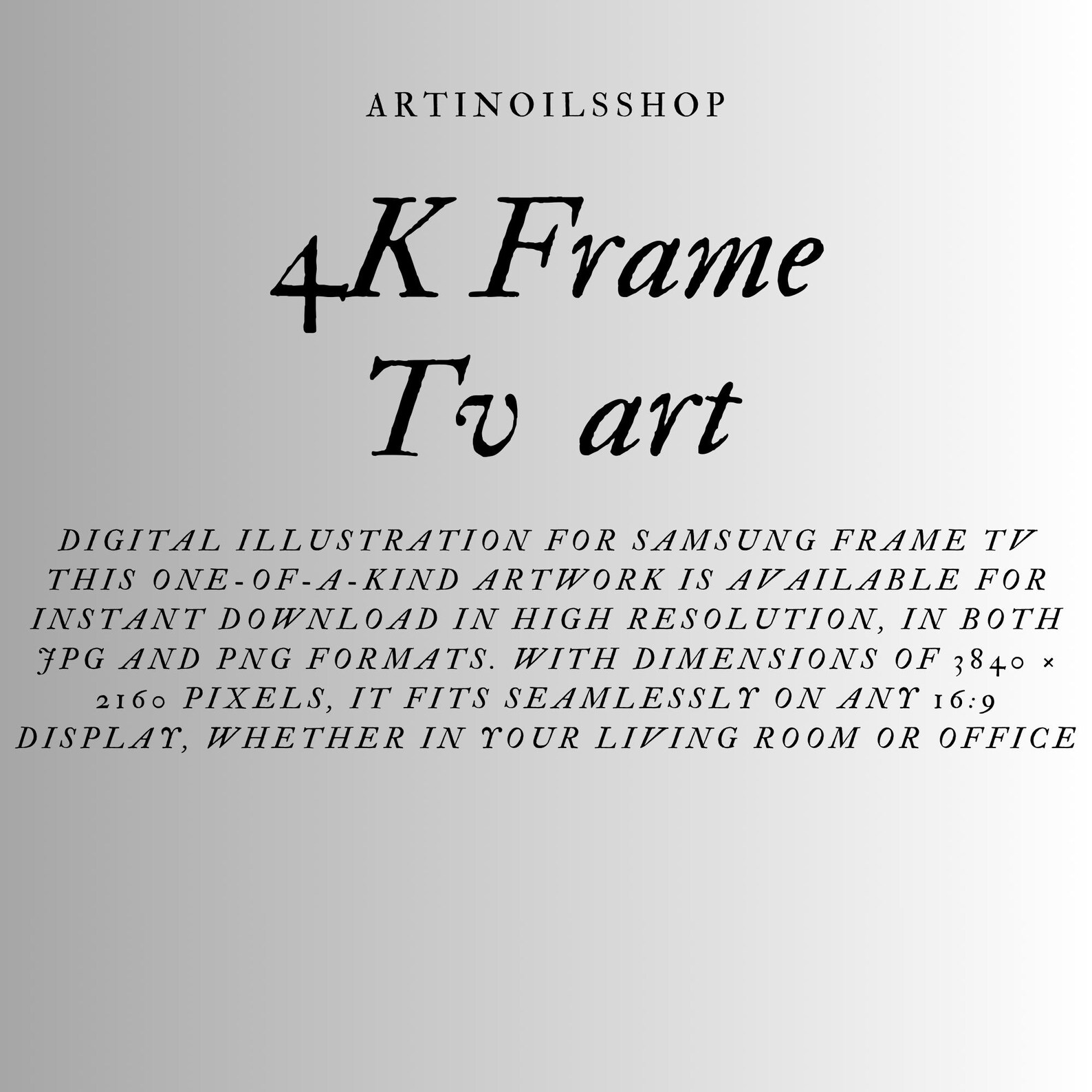 4K Tv Frame Art Mystic Forest – Digital Oil Painting for TV Frame Art ...