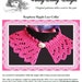Lace Collar Knitting Pattern Raspberry Ripple Design Downloadable PDF ...