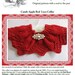 Lace Collar or Scarf Knitting Pattern Candy Apple Red Design PDF Easy ...