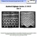 Knitted Lace Edgings Needlecraft Series 3 Set 5 Vintage Knitting ...
