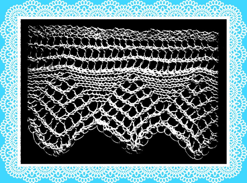 Knitted Lace Edgings Needlecraft Series 3 Set 2 Vintage Knitting ...