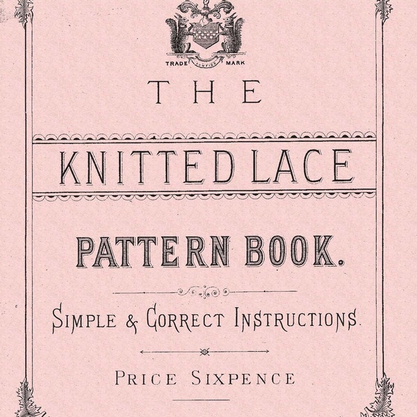 Knit Lace Pattern - Etsy
