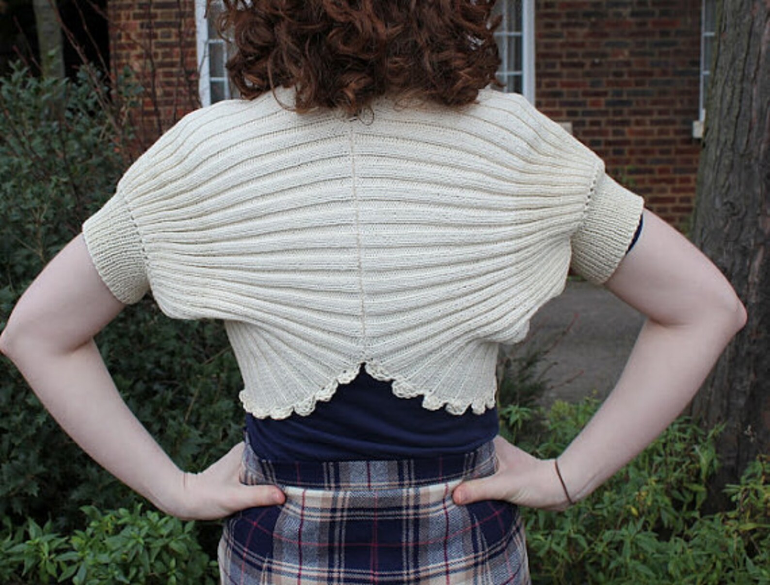 Knitted Bolero Pattern Vintage PDF 1953 Shrug - Etsy