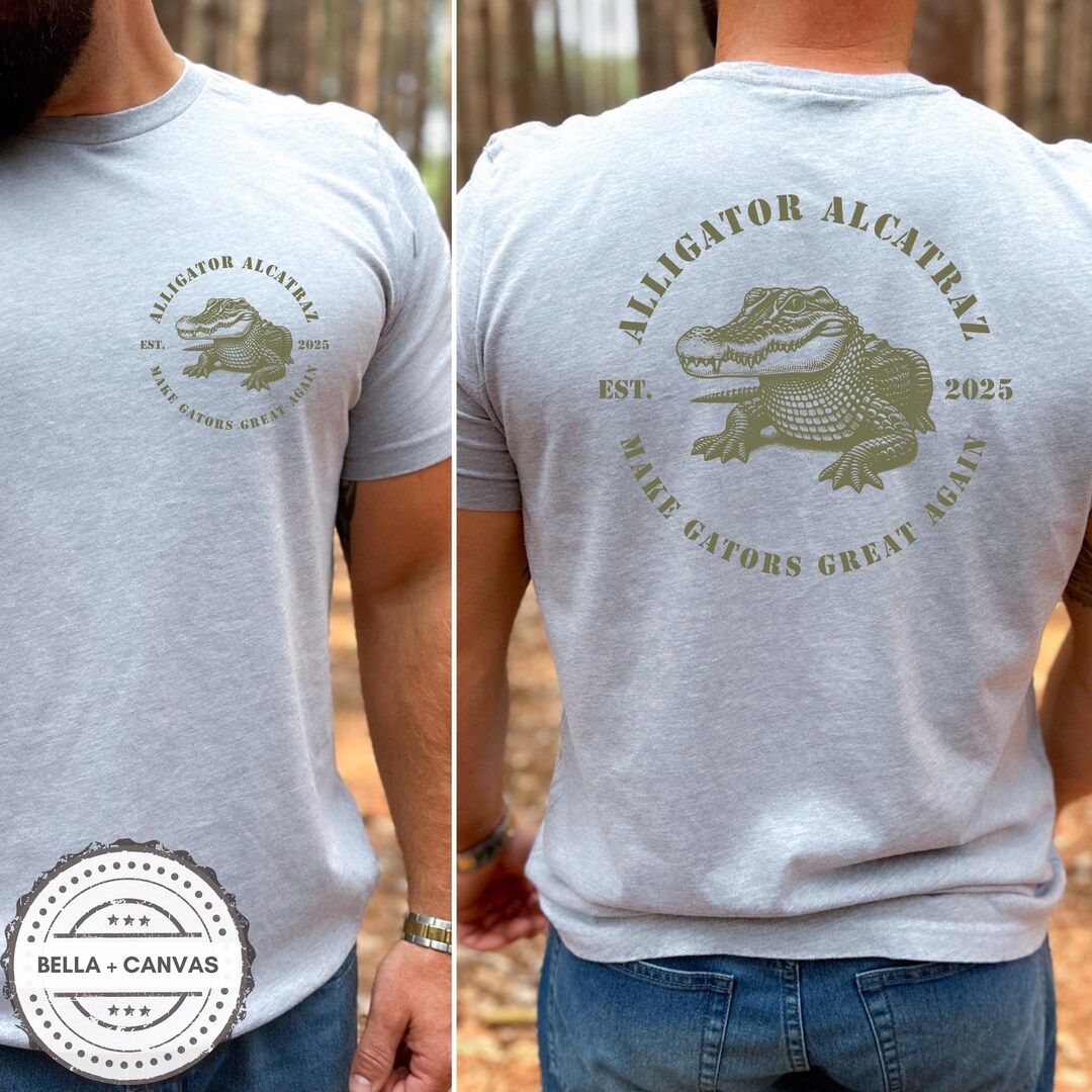 Alligator Alcatraz Shirt Funny Trump Ice Shirt, Gift for Trump ...