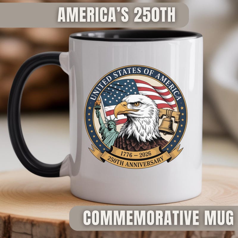 American 250 Mug Custom - Etsy