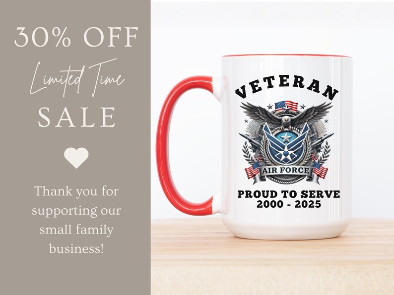 Custom Veteran Coffee Mug, U.S. Military Hero Cup, Army Marine Navy Air ...