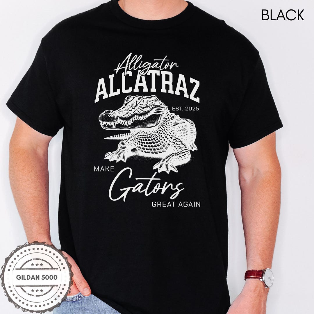 Alligator Alcatraz Shirt Funny Trump Ice Shirt, Gift for Trump ...
