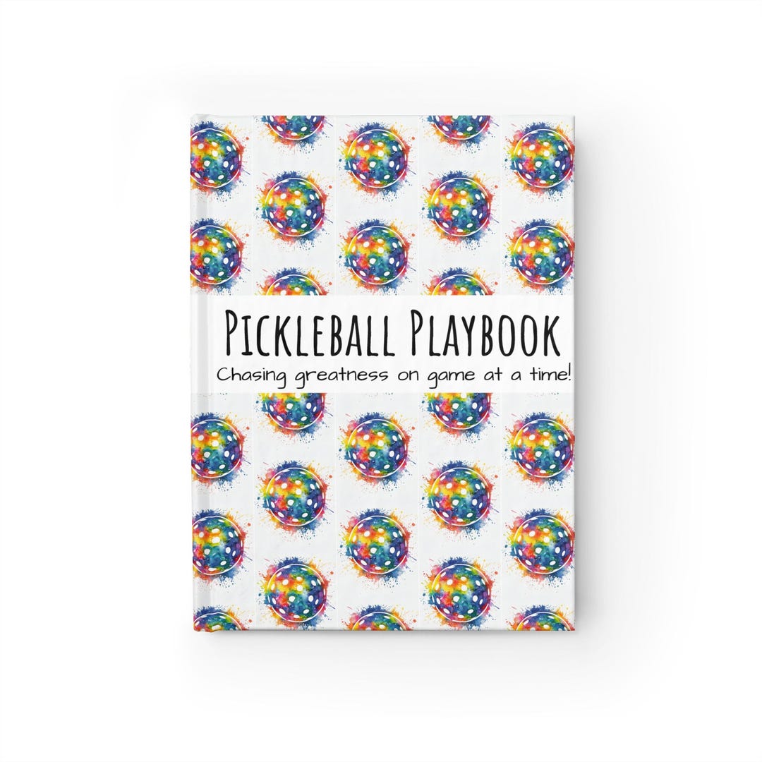 Pickleball Playbook Journal, Ruled Line Notebook for Pickleball Players ...