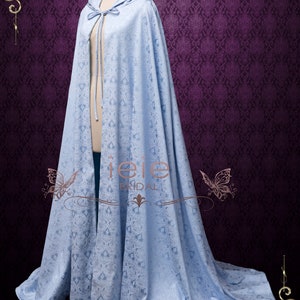 Blue Hooded Cloak, Costume Cape, Medieval Cloak, Cosplay Cape, Party ...