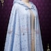 Blue Hooded Cloak Costume Cape Medieval Cloak Cosplay Cape - Etsy