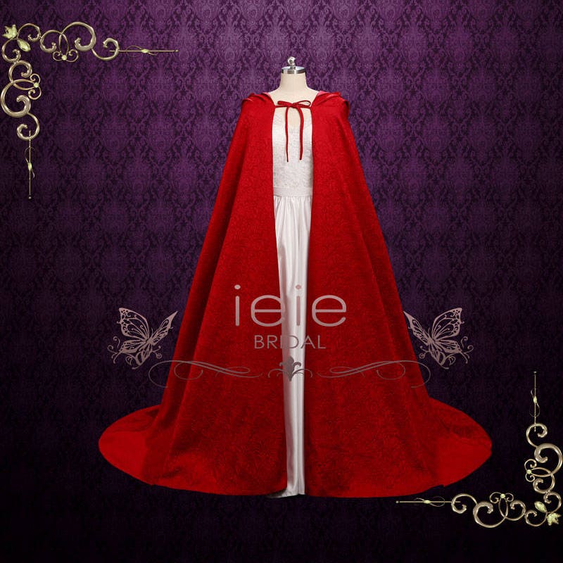 Red Hooded Cape - Etsy
