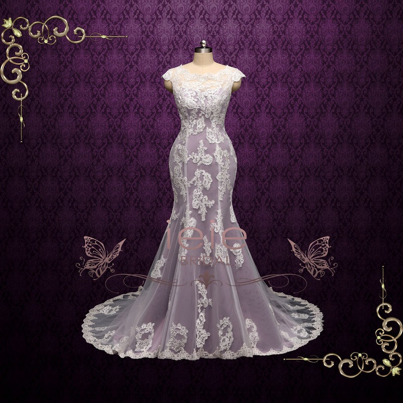 Purple Wedding Dress - Etsy