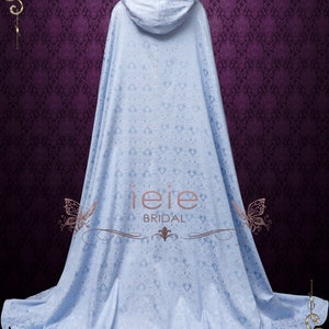 Blue Hooded Cloak, Costume Cape, Medieval Cloak, Cosplay Cape, Party ...