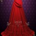 Hooded Red Cloak Cape With Ruffles at the Edge - Etsy