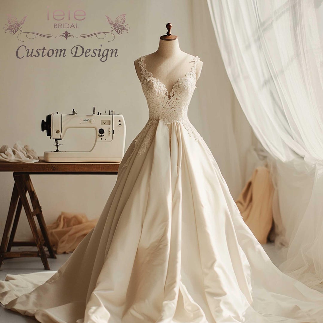 Custom Wedding Gown: Design Your Own Unique Dress - Etsy