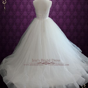 Simple 2 Piece Convertible Ball Gown Wedding Dress With - Etsy