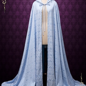 Blue Hooded Cloak, Costume Cape, Medieval Cloak, Cosplay Cape, Party ...