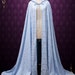 Blue Hooded Cloak Costume Cape Medieval Cloak Cosplay Cape - Etsy