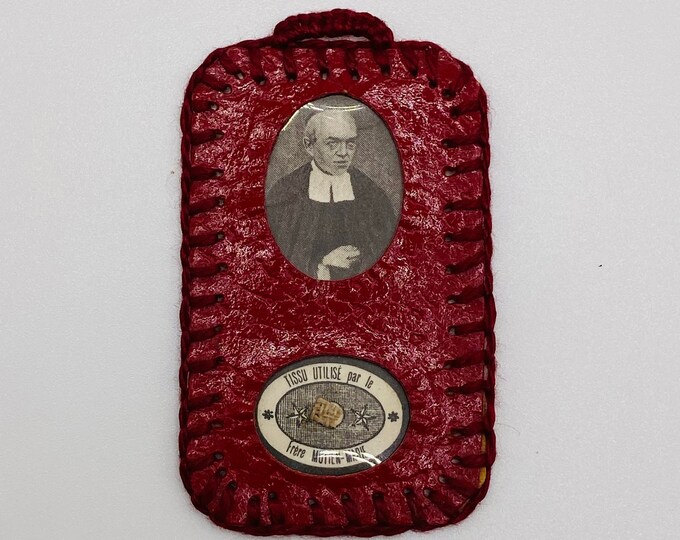Antique Catholic Relic of Saint Mutien-marie Wiaux / Second Class ...