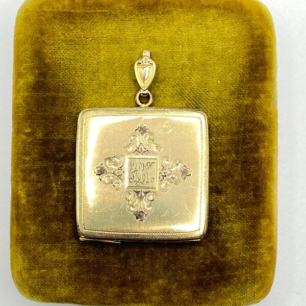 Large Square Locket - Etsy