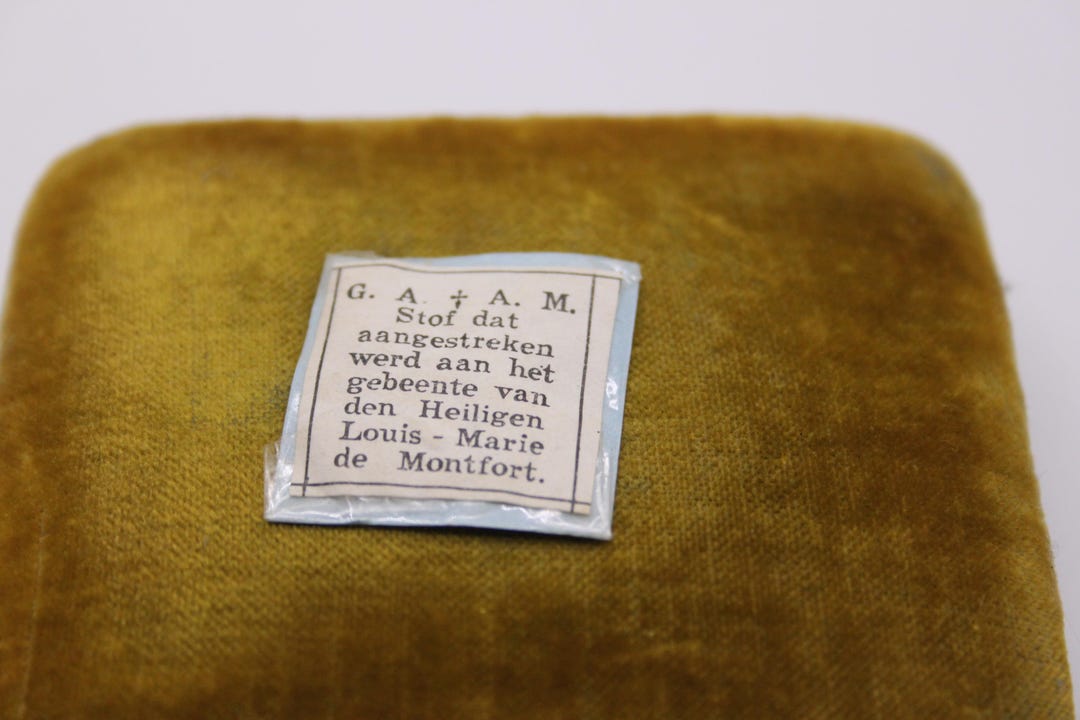 Rare Antique Relic Touched to the Bones of Saint Louis - Marie De ...