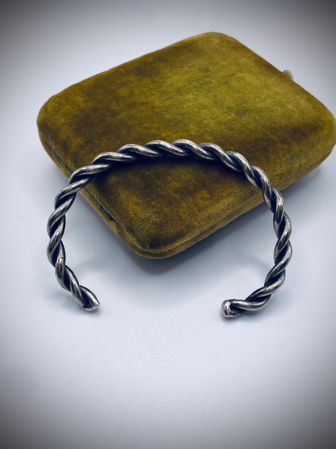 Antique Celtic Knotwork Torc Bracelet - Handmade Pagan Twisted Rope ...