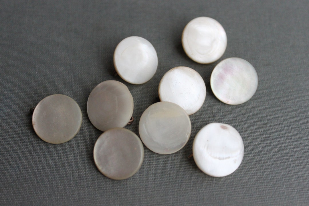 Victorian Moon Brooch / Veil Pin / Antique Mother of Pearl Lace Pin ...