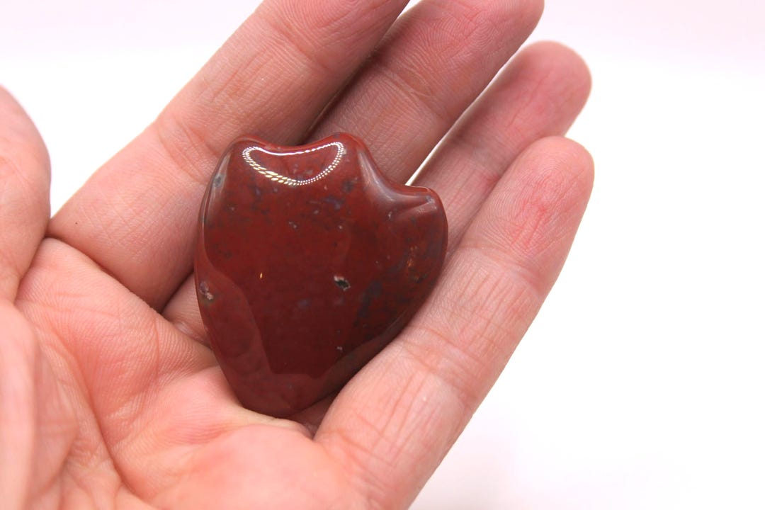 Antique 1868 South African Red Jasper Agate Stone Tribal Pendant ...