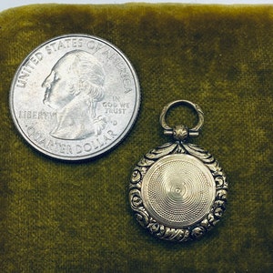 Tiny Victorian Deeply Carved Gold Pocket Watch Locket Circa 1850 With ...