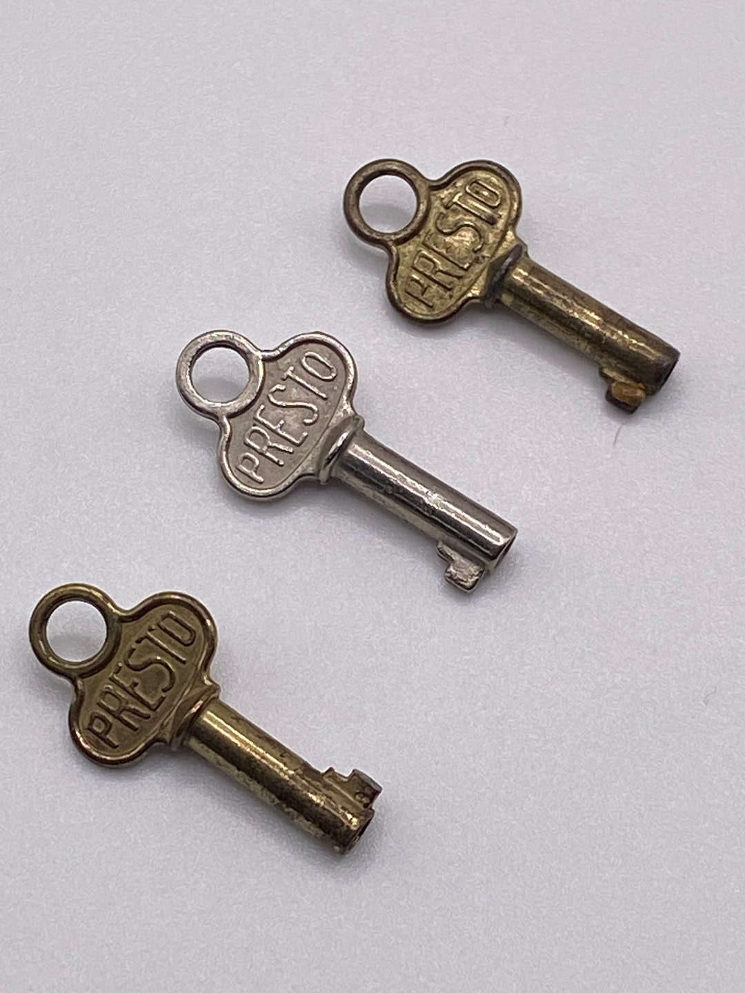 ONE Tiny Antique Presto Luggage Key Pendant / Key to My Heart ...