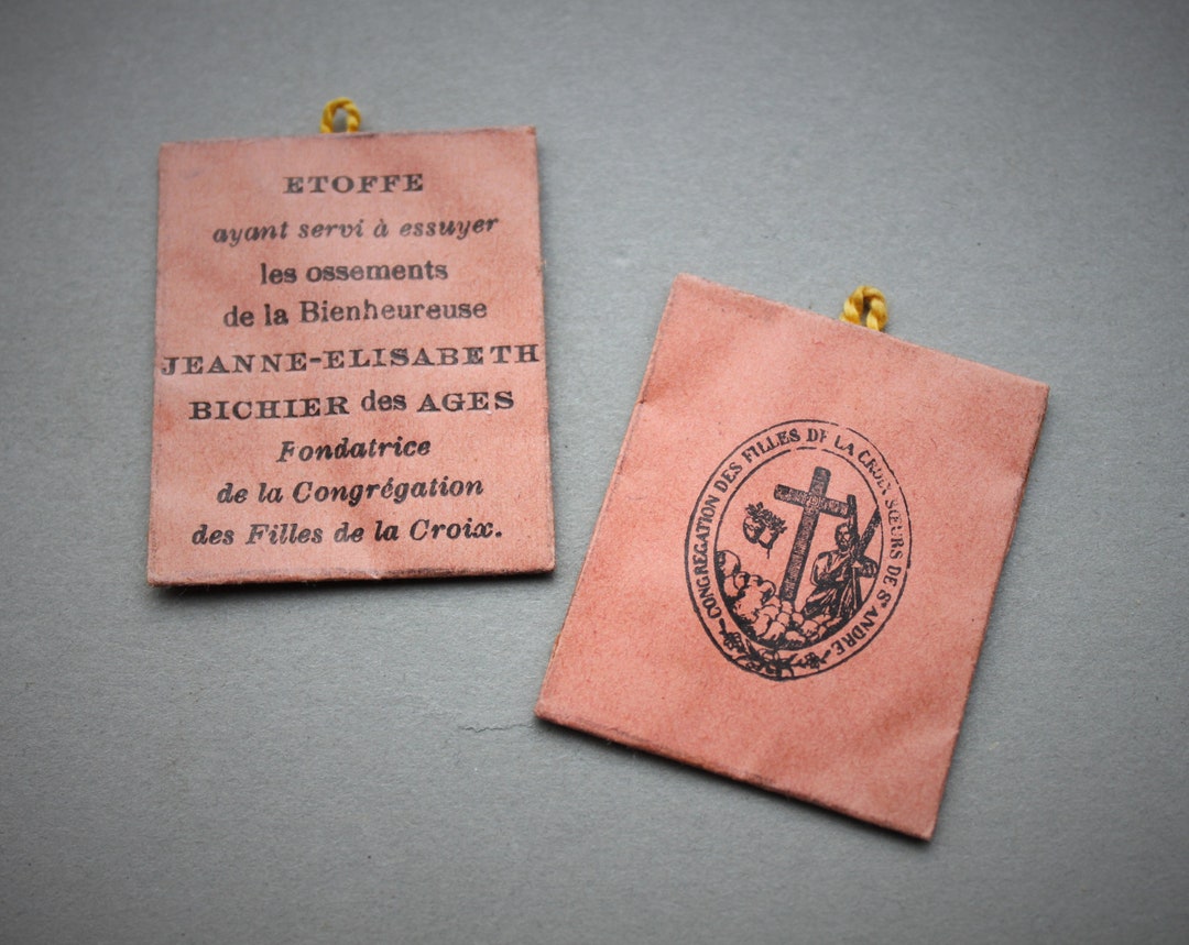 Rare Relic of St Elizabeth Bichier / St Jeanne-elisabeth - Etsy UK