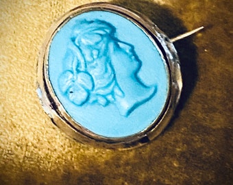 Turquoise Cameo | Etsy