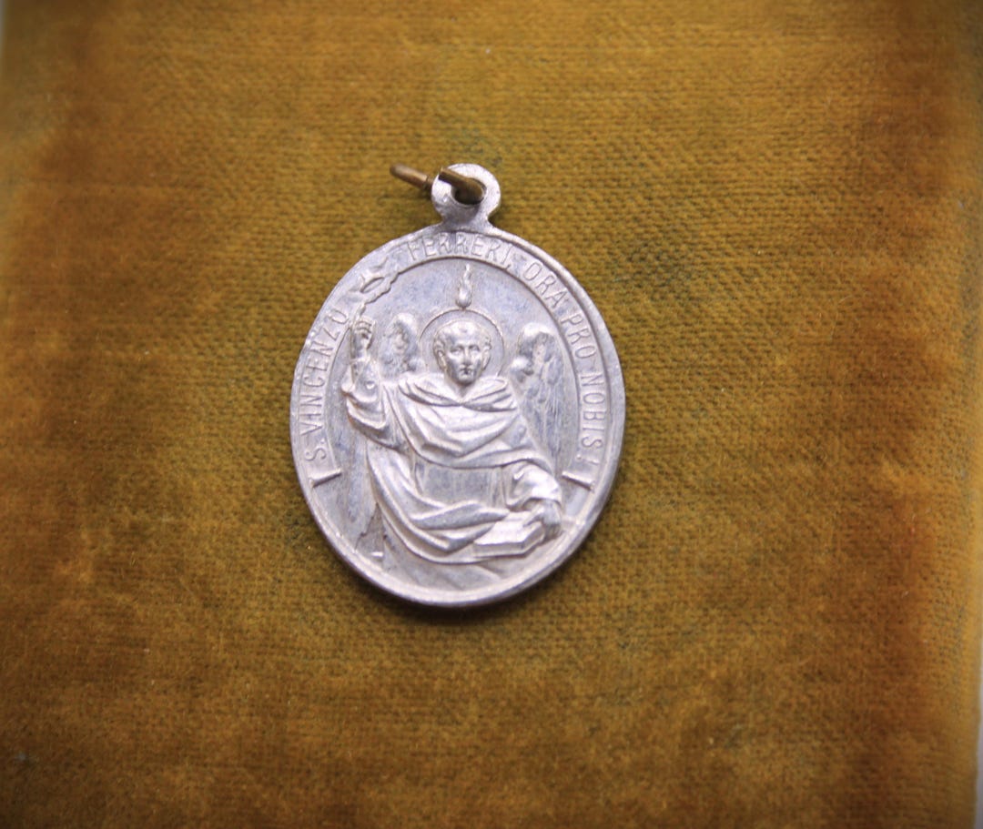 RARE Antique Angel of the Apocalypse & Queen of the Most Holy Rosary ...