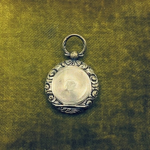 Tiny Victorian Deeply Carved Gold Pocket Watch Locket Circa 1850 With ...