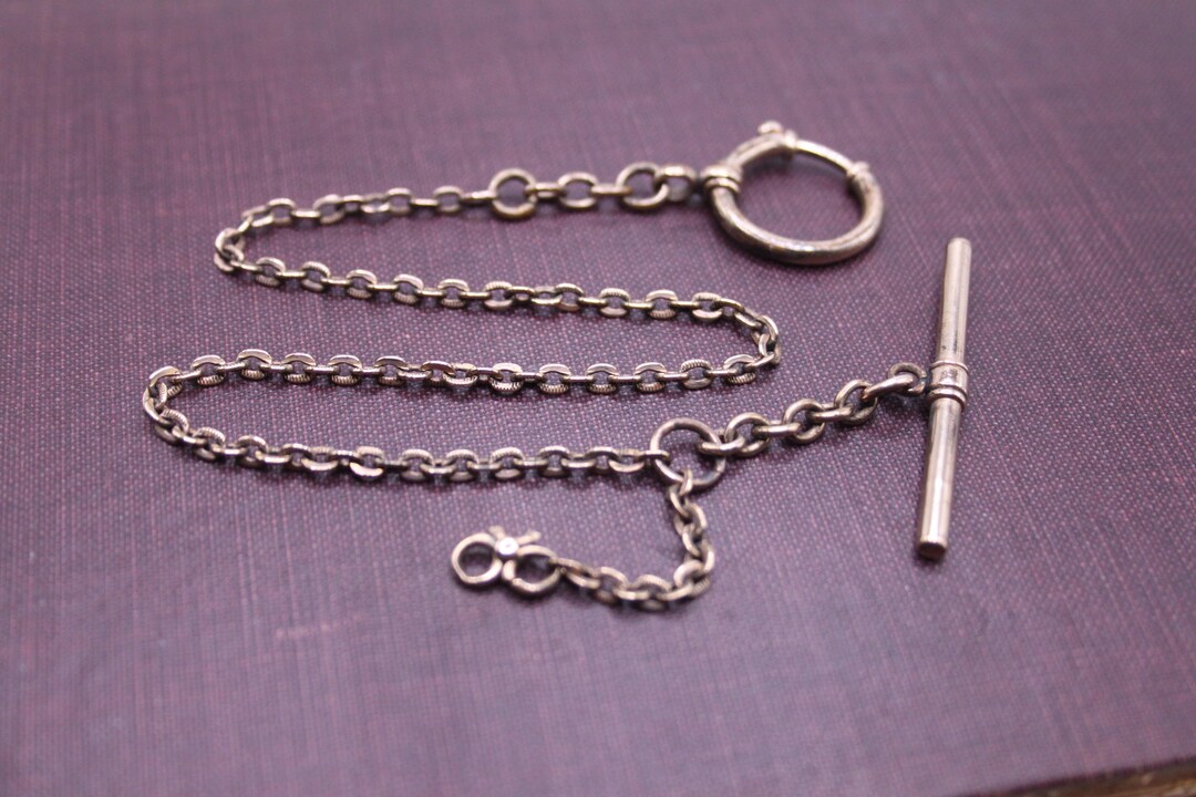 Antique Victorian Rose Gold Watch Chain for Pocket Watch or Bracelet - Etsy