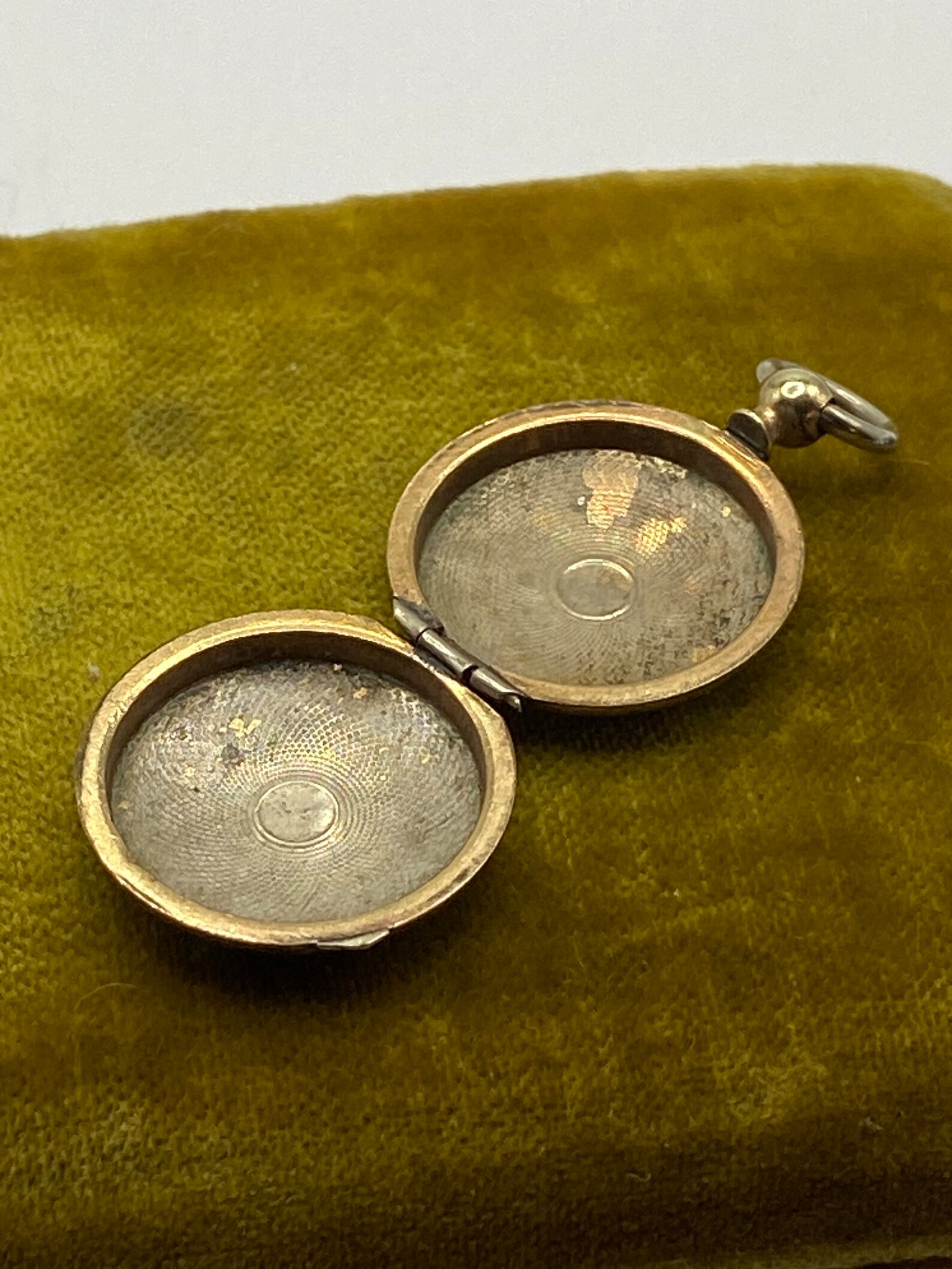Victorian Engine Turned Pocket Watch Locket Circa 1850 / Antique ...