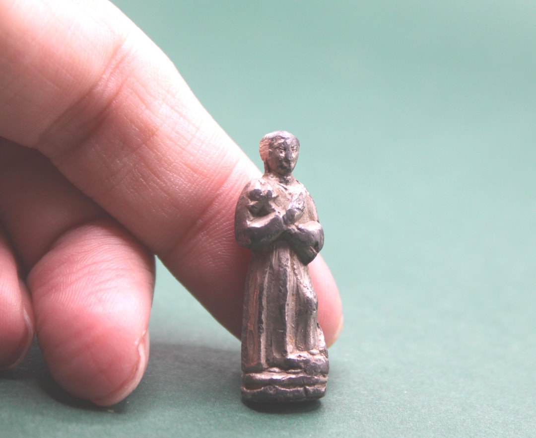Antique French Miniature Catholic Saint Francis of Assisi Religious ...