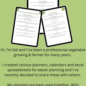 Vegetable Garden Planner Printable Garden Log Tracker Allotment Planner ...
