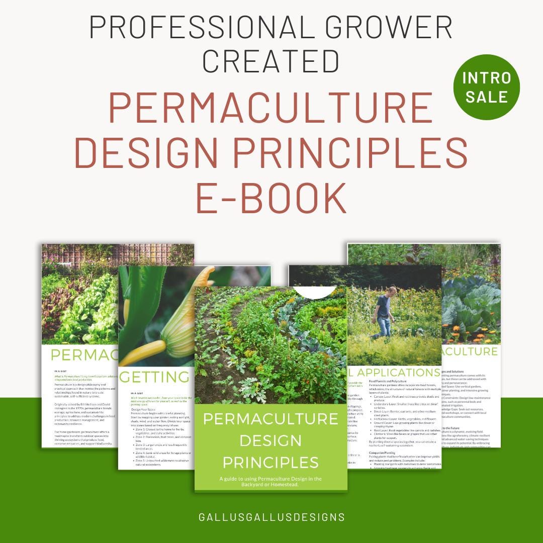 Permaculture Garden Design E-book Permaculture Design Book Garden ...