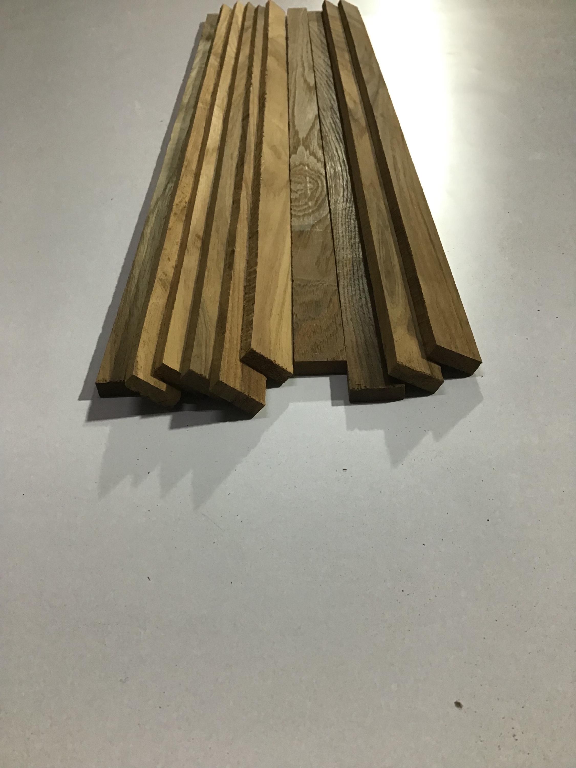 Teak Wood Strips ,craft, Model Making, Woodworking (15 Pieces, 1/4"x3/4 ...