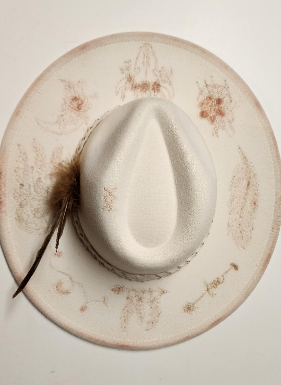 Pyrography Hat - Etsy